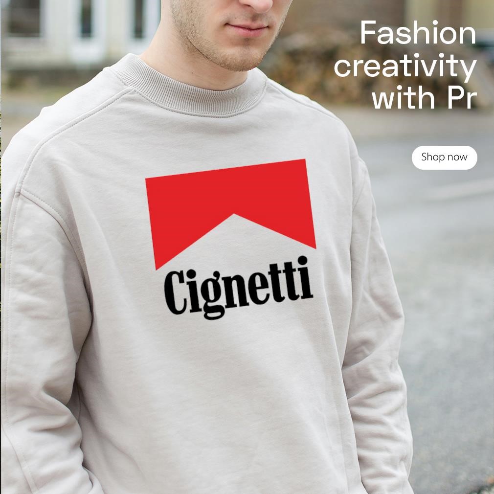 Cignetti shirt, hoodie and long sleeve tee