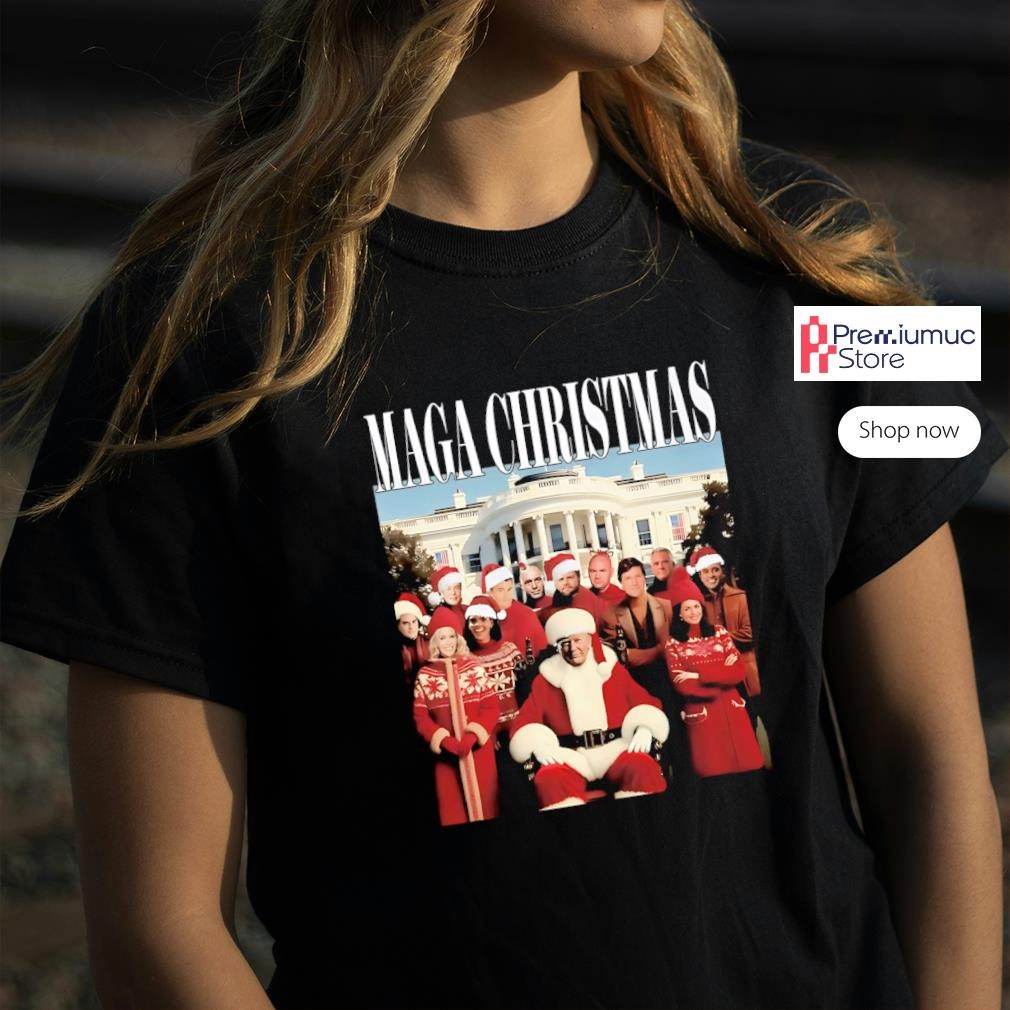 Trump World MAGA Christmas White House sweater, hoodie and long sleeve tee